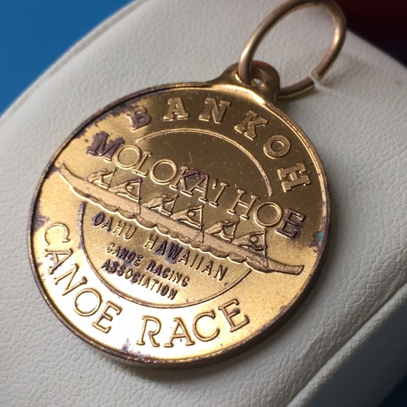 Vintage | Other | Rare2m28 Boh Molokai Hoe Canoe Race Oahu Hawaiian ...